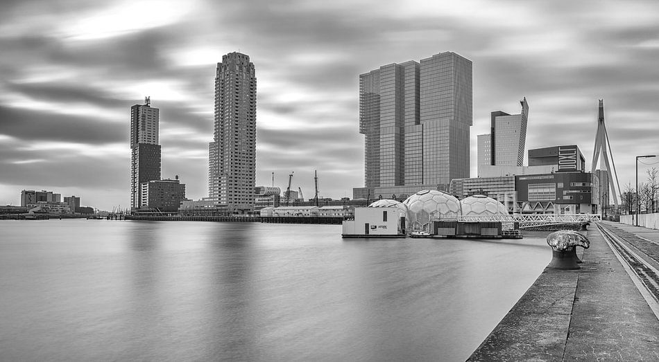 Rijnhaven (Nieuwe Luxor) Rotterdam van Rob van der Teen op canvas ...