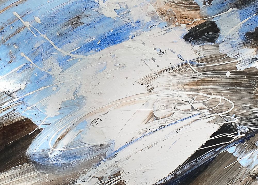 Abstract story van Atelier Paint-Ing op canvas, behang en meer