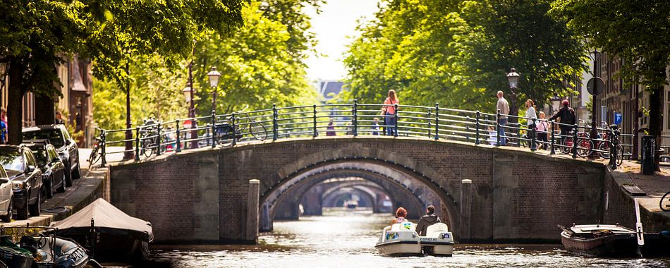Seven bridges Amsterdam by Shoots by Laura on canvas, poster, wallpaper ...