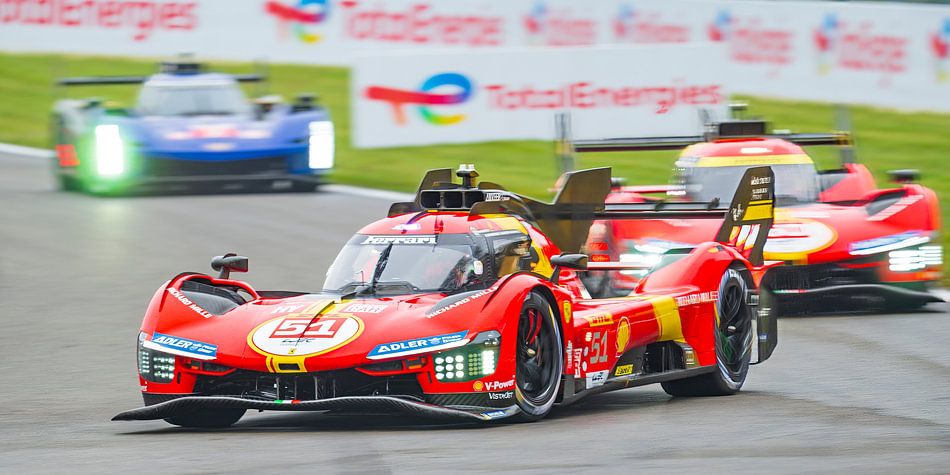 Ferrari AF Corse Ferrari 499P hypercar op Spa Francorchamps van Sjoerd ...
