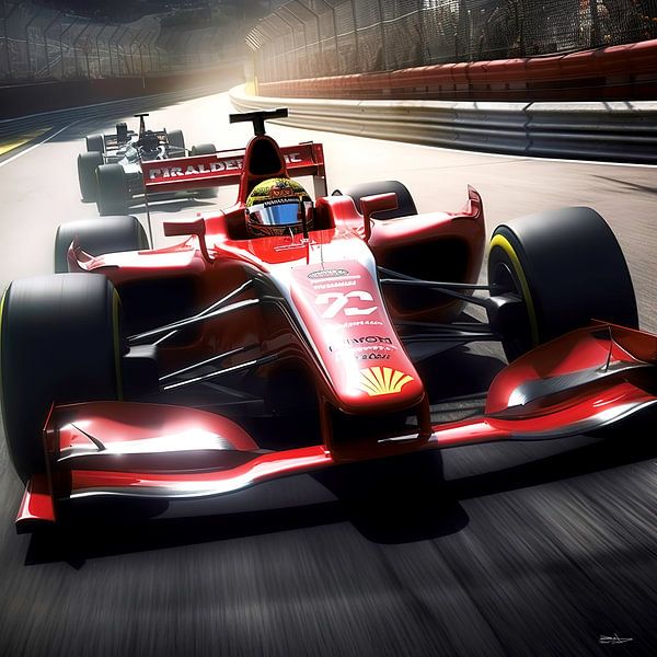 formule-1 van Gelissen Artworks op canvas, behang en meer