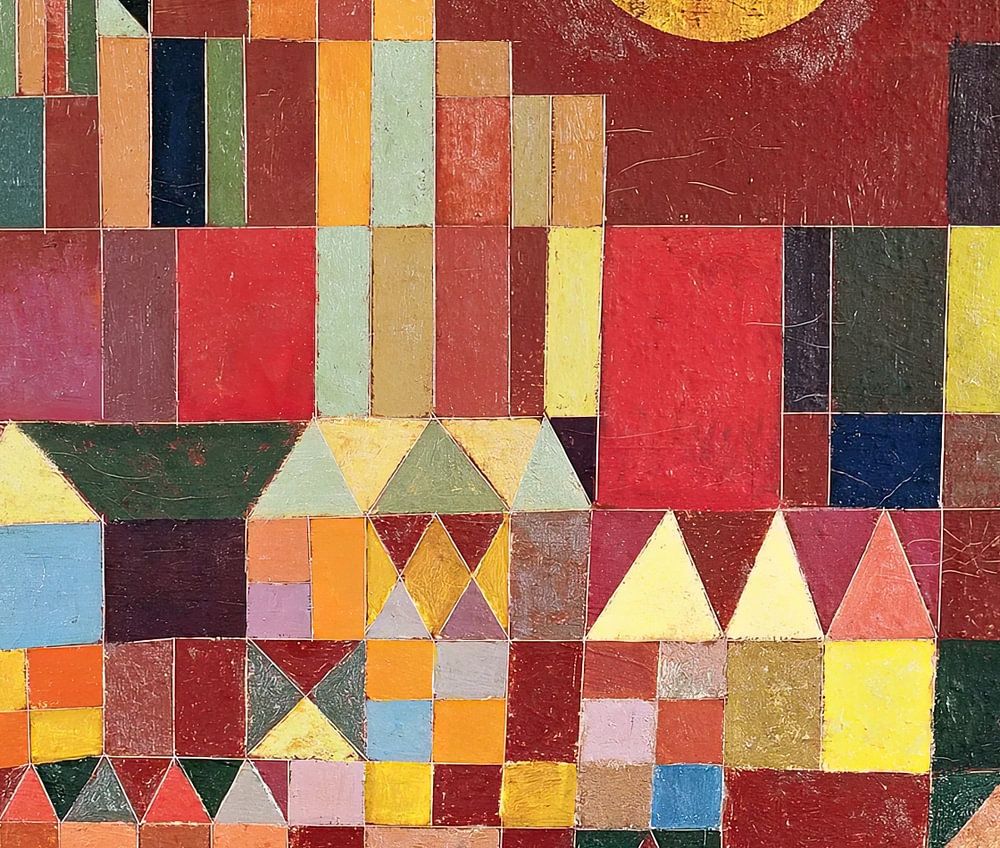 Castle and Sun, Paul Klee on canvas, poster, wallpaper and more