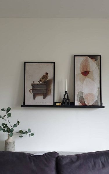 Der Distelfink von Carel Fabritius ArtFrame, Leinwand, Poster und mehr ...