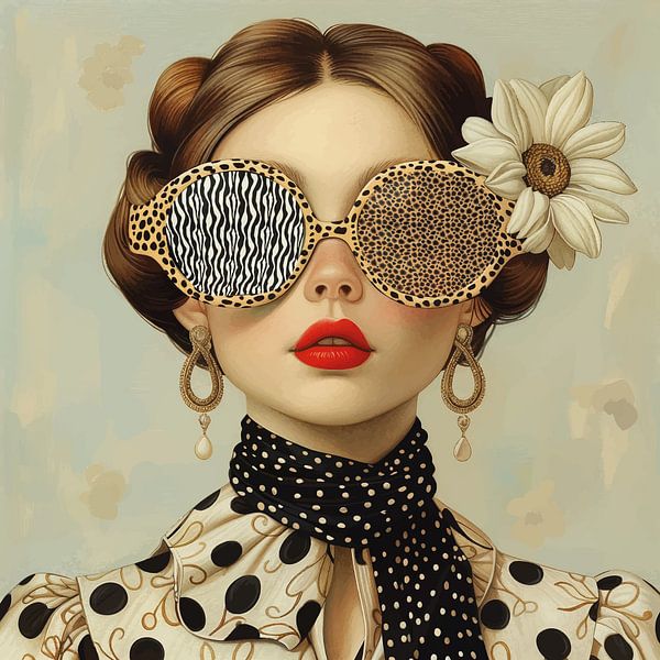Anne Fleur van Mirjam Duizendstra op canvas, behang en meer