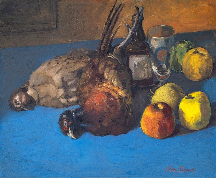 Still life with dead pheasants by Galerie Ringoot on canvas, poster ...