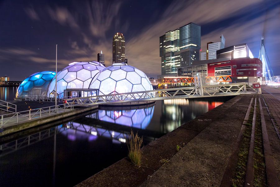 Bollen, Rotterdam van Sander Meertins op canvas, behang en meer